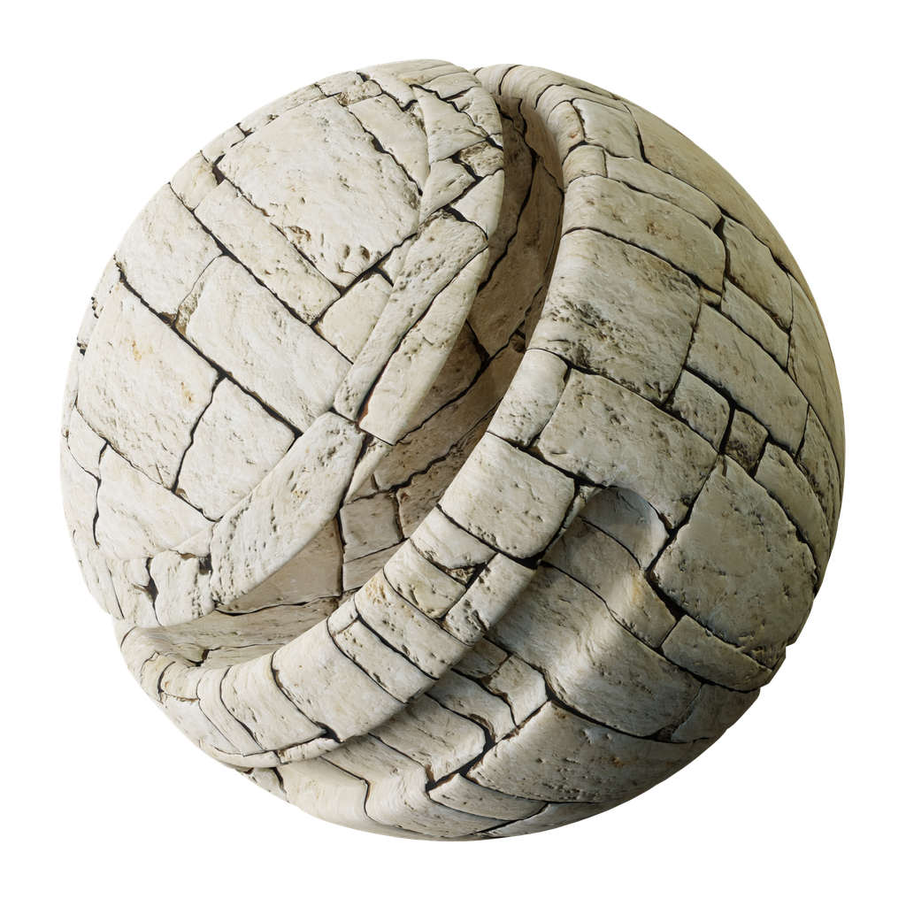 Sandstone-brick wall | FREE stone materials | BlenderKit