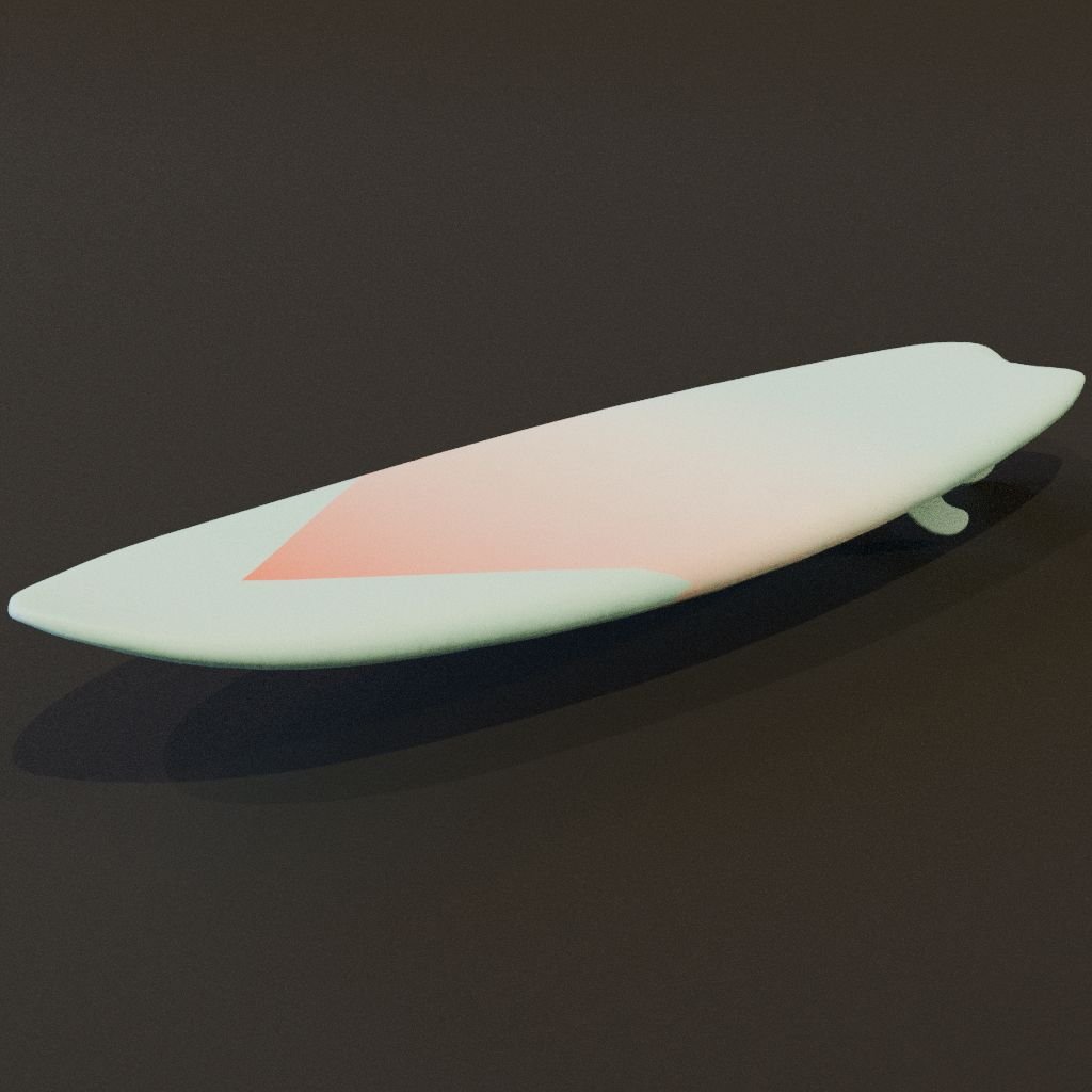 Surfing Board Large Blue | Sport models | Blendkit