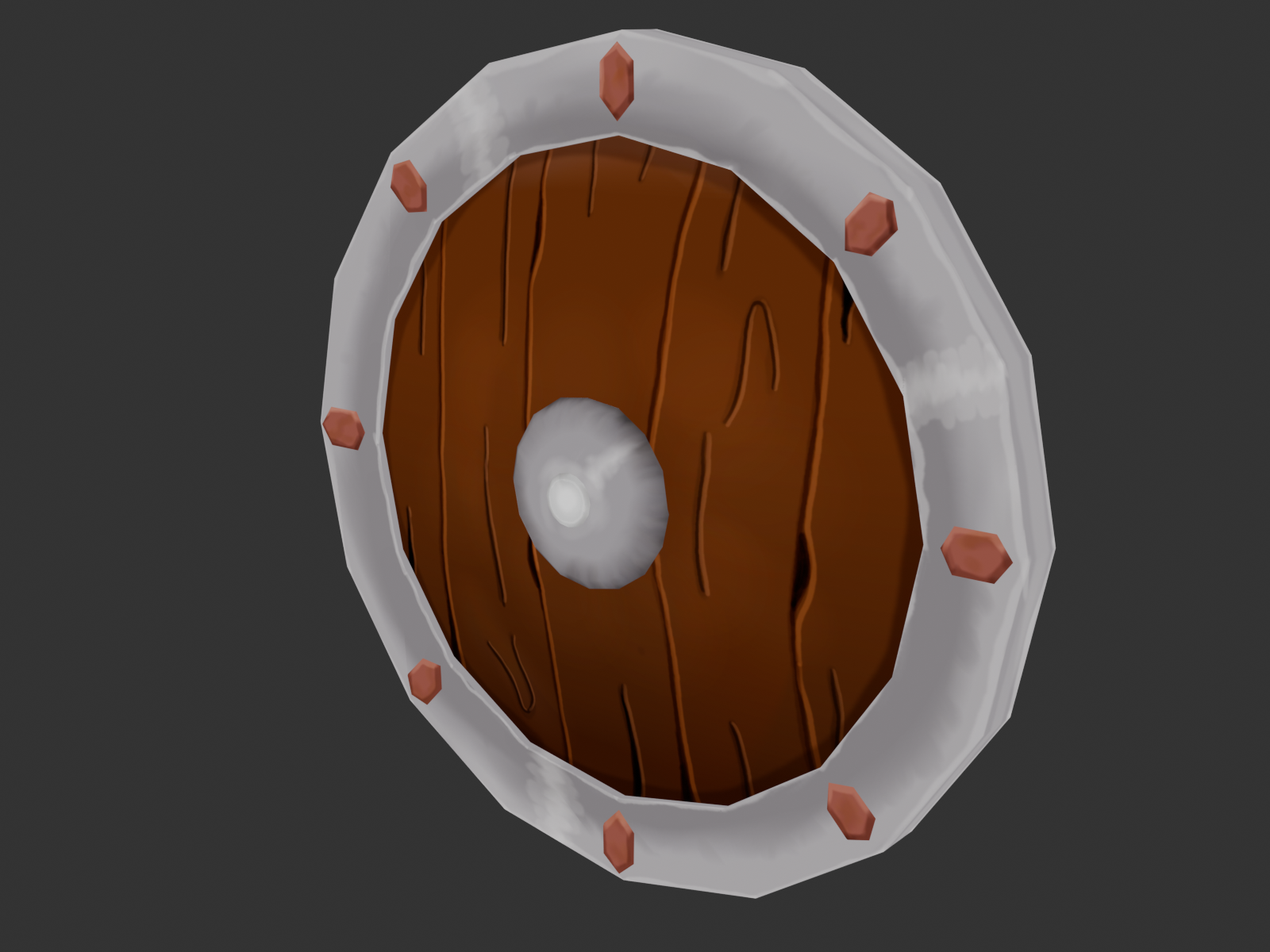 Stylized Shield | FREE Historical Weapons models | BlenderKit