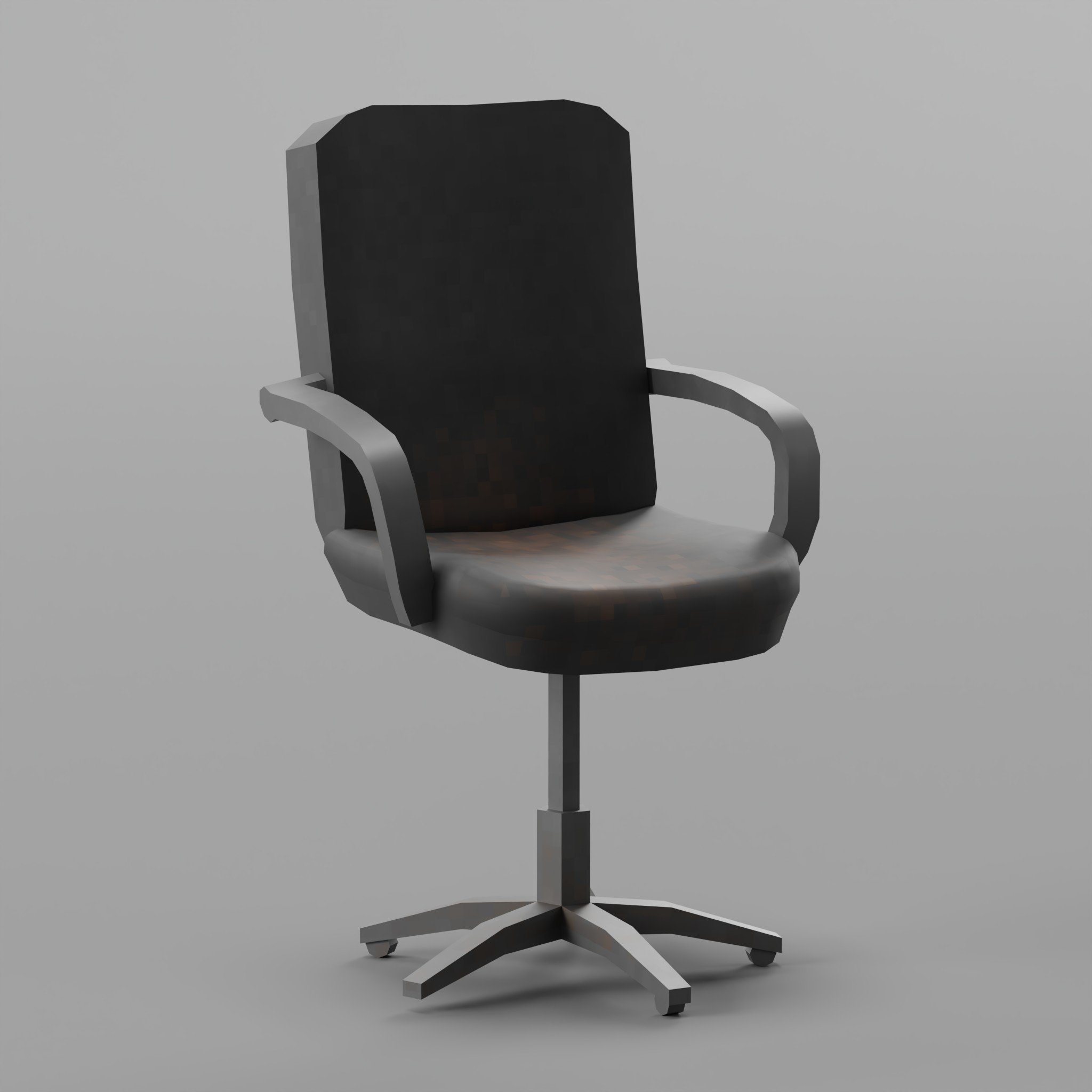Basic Office Chair - Nasty | Desk Chairs models | BlenderKit