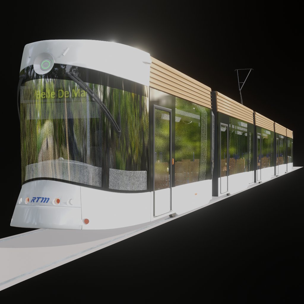 Tramway | Passenger Trains models | BlenderKit