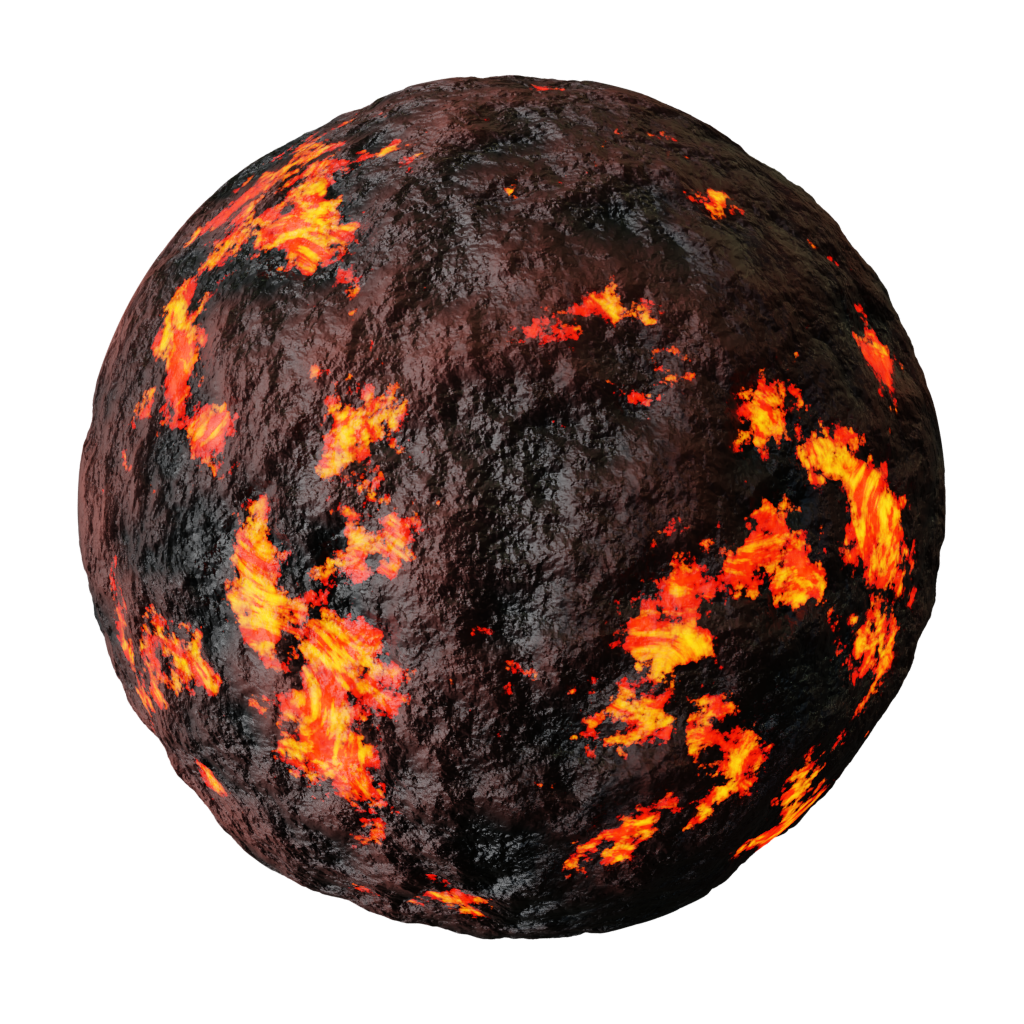 Procedural Lava Rock | FREE rock materials | BlenderKit