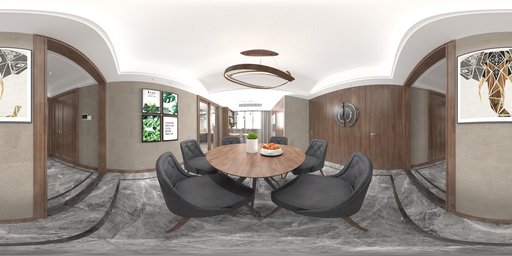 Dining room | Interiors HDRis | BlenderKit