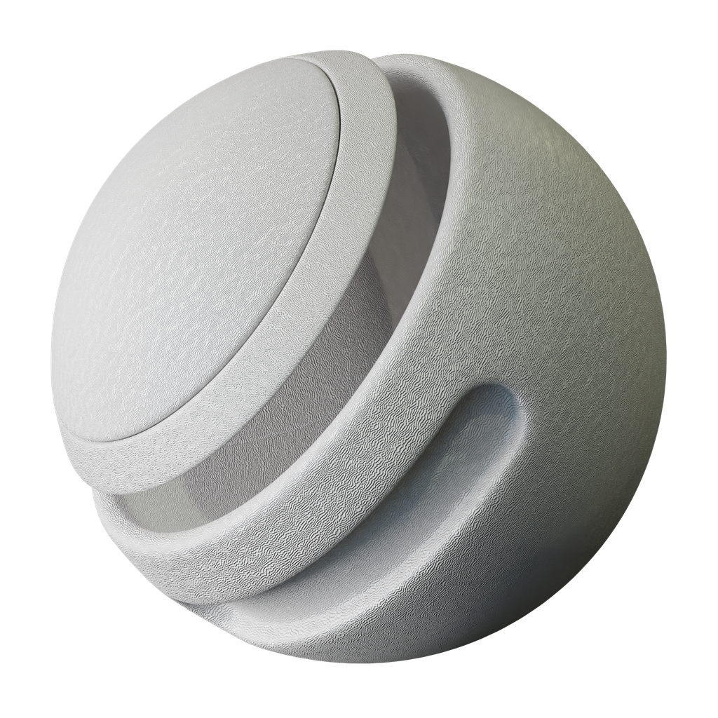 White Grained Plastic