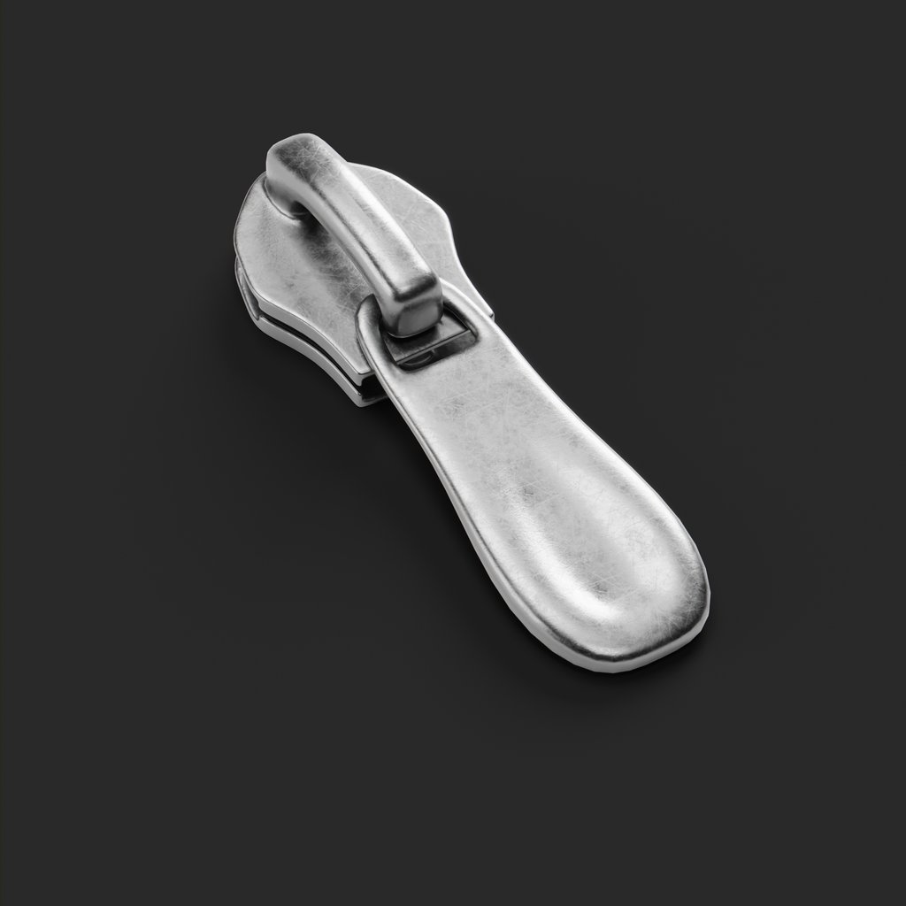 Zipper Black | FREE 3D Accessories models | BlenderKit