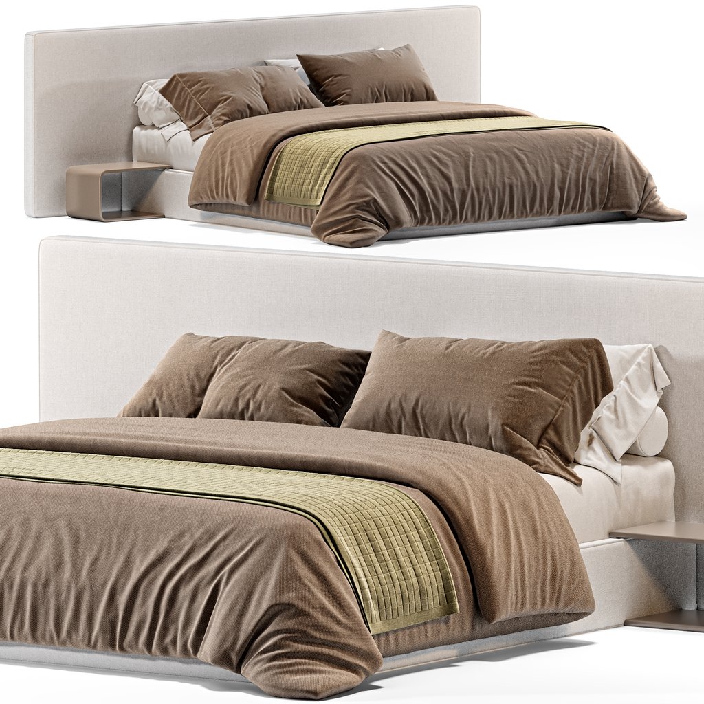 Bed Felis Bowie | Beds models | BlenderKit