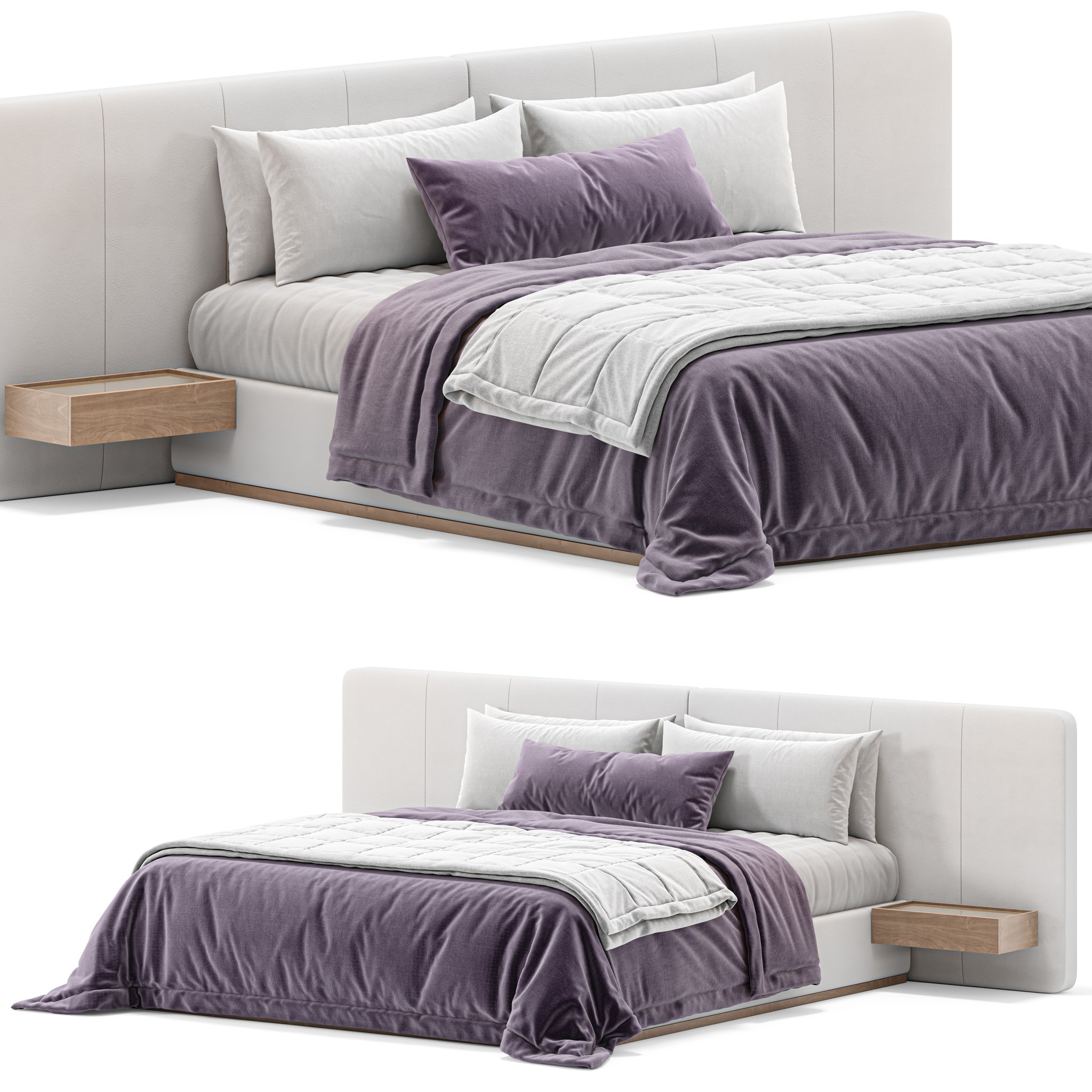 Bed Bonnie | Beds models | BlenderKit