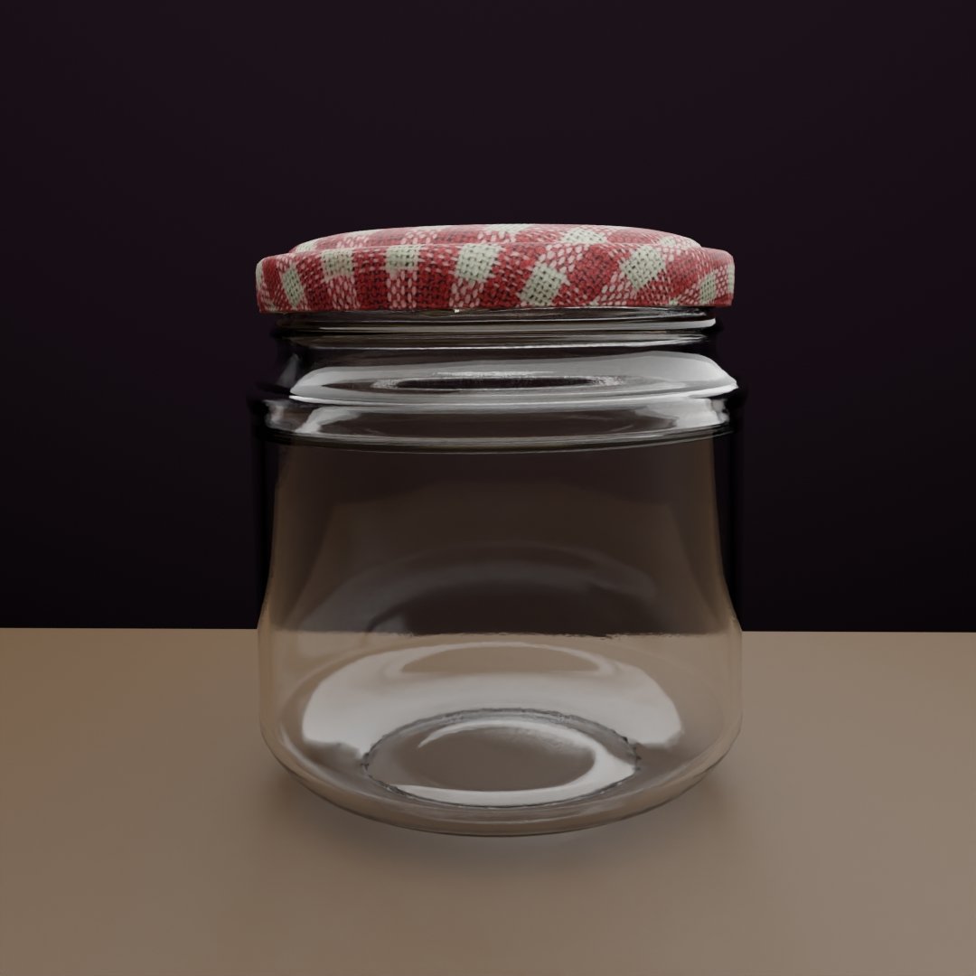 Glass jar | FREE Vases models | BlenderKit