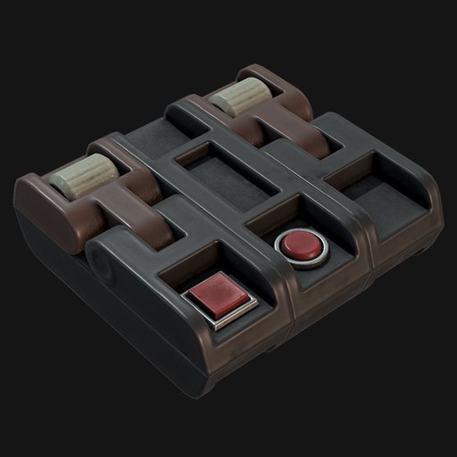 Scifi Panel Kitbash Prop | FREE Industrial Equipment models | BlenderKit