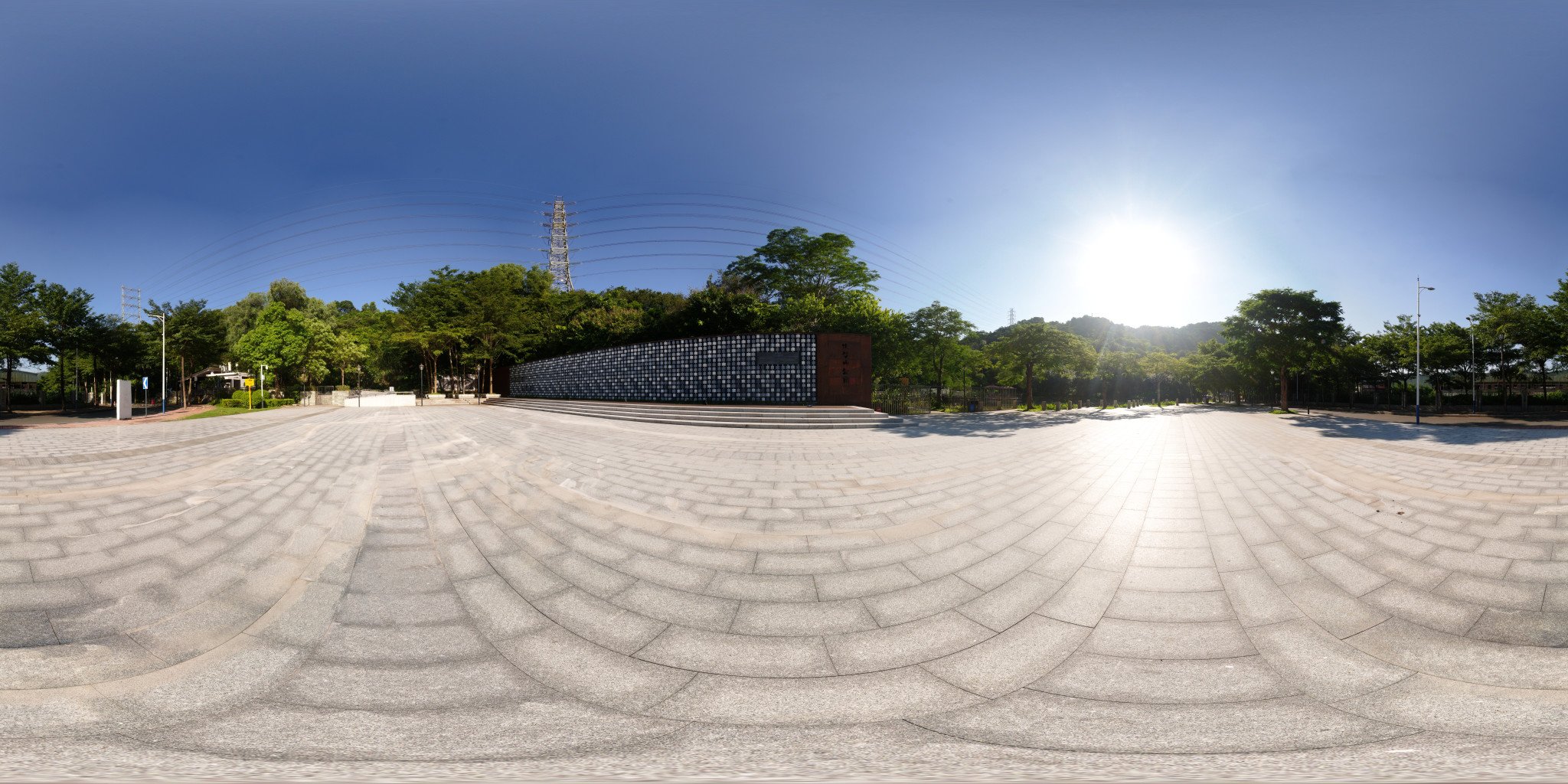 Daytime Afternoon Plaza | FREE Nature HDRis | BlenderKit
