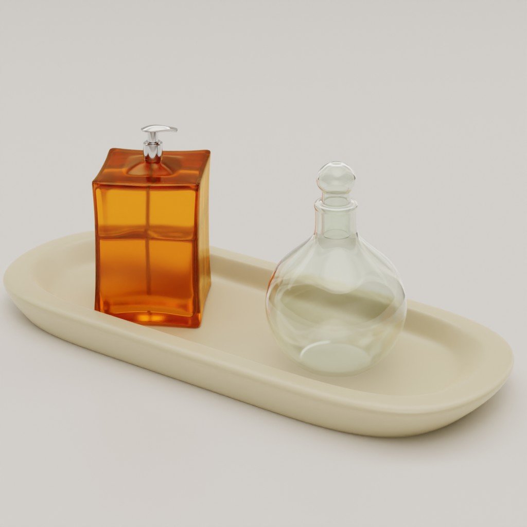 Bathroom decorative objects | FREE Bathroom Accessories models | BlenderKit