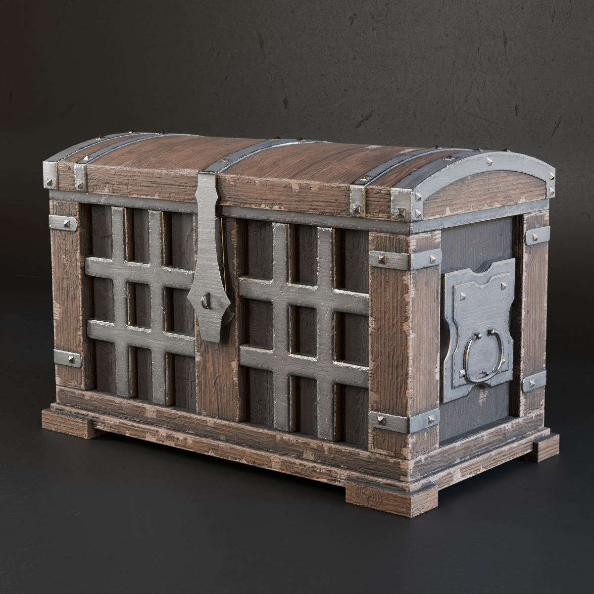 MK BaseMesh Chest 16 | Bags & Suitcases models | BlenderKit