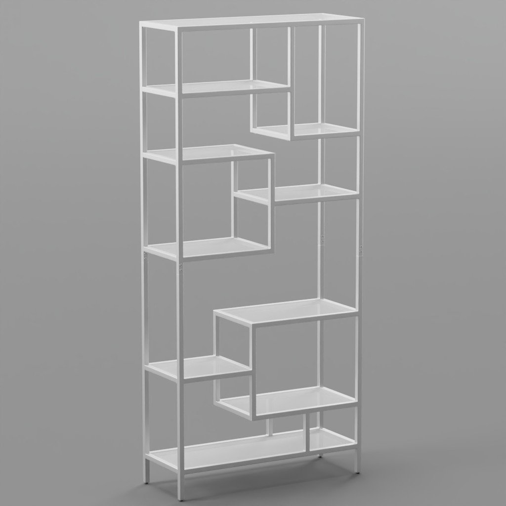 Bookcase | FREE Interior Design models | BlenderKit