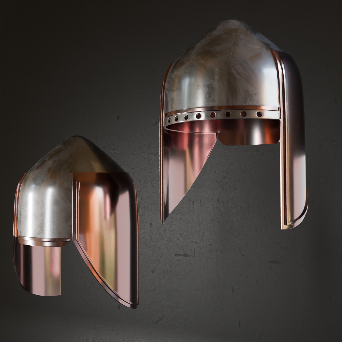 Mk-helmet ancient 12 | Historical Weapons models | BlenderKit