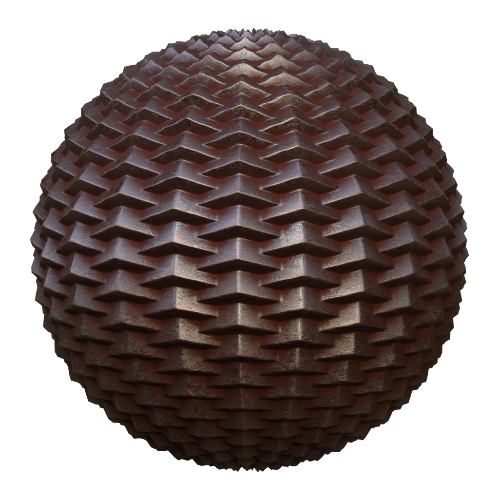 Geometric Metal Armour Design - 01 | FREE metal materials | BlenderKit