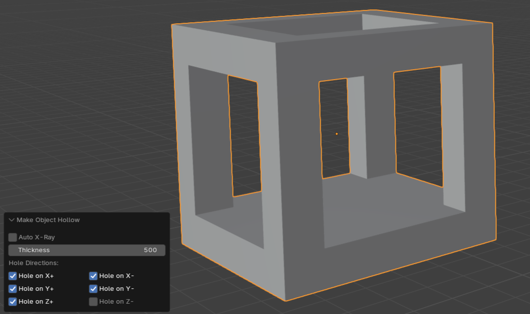 Hollow Object Creator – Blender Add-on for Easy Hollowing & Cutouts ...