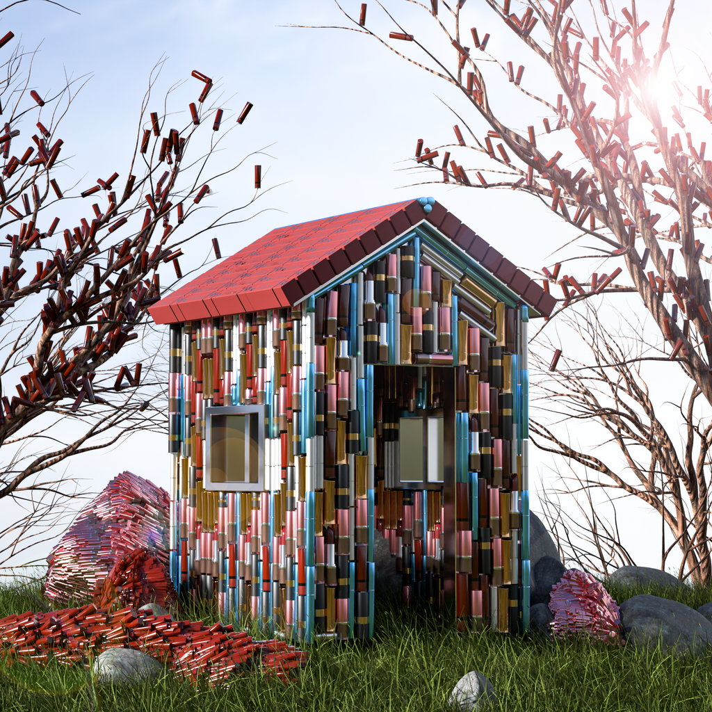 The house of lipsticks | Fantasy scenes | BlenderKit