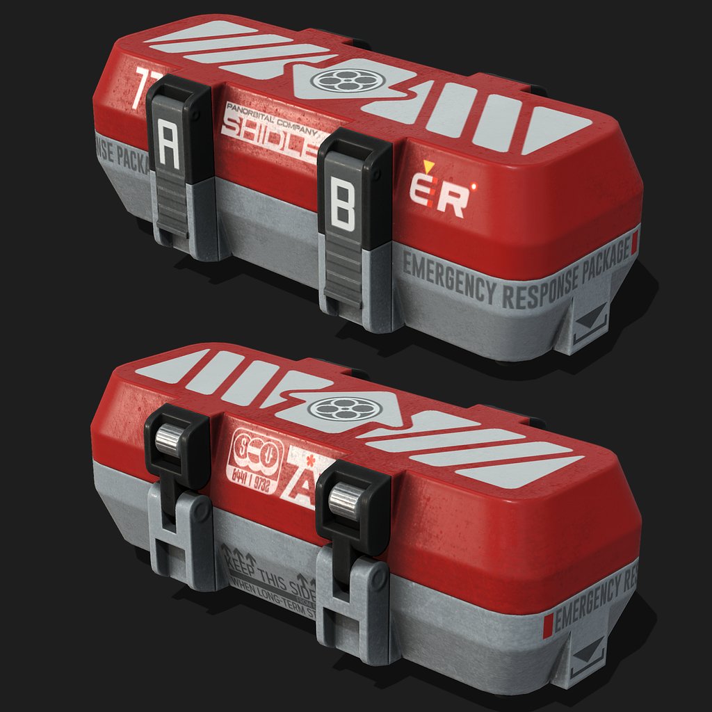 Scifi Medkit Case | FREE Containers models | BlenderKit