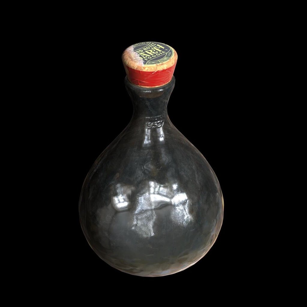 Glass Bottle-Freepoly.org | FREE Miscellaneous models | BlenderKit