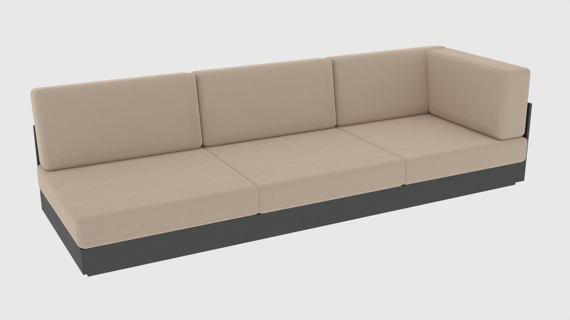 Low poly sofa for Sketchfab1 | Sofas models | BlenderKit