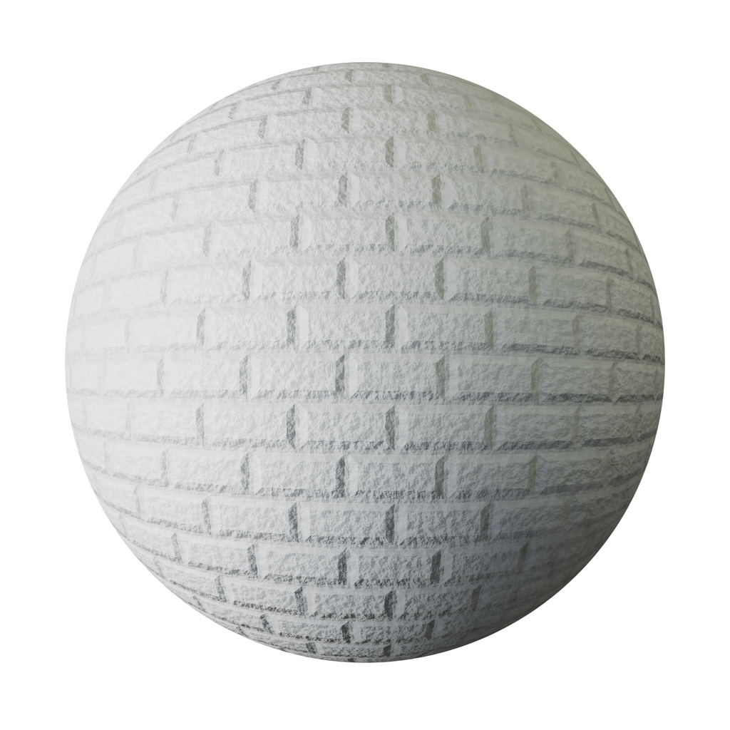White brick | FREE bricks materials | BlenderKit