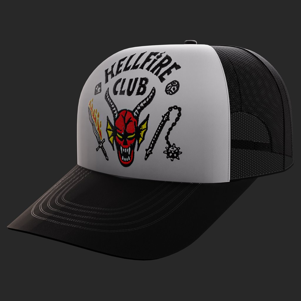 Hellfire Baseball cap | Headwear models | BlenderKit