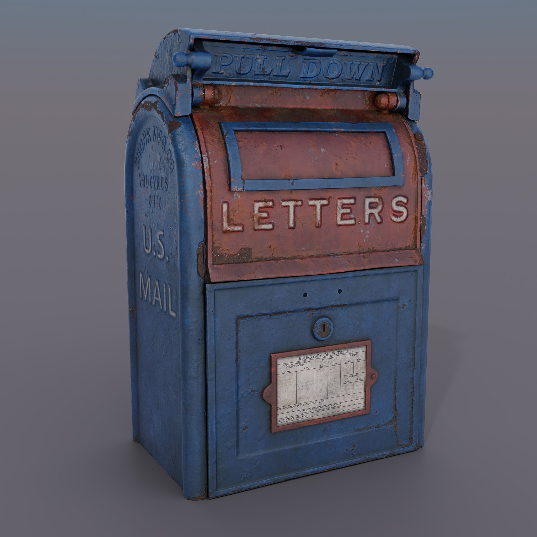 Mailbox | FREE Containers models | BlenderKit