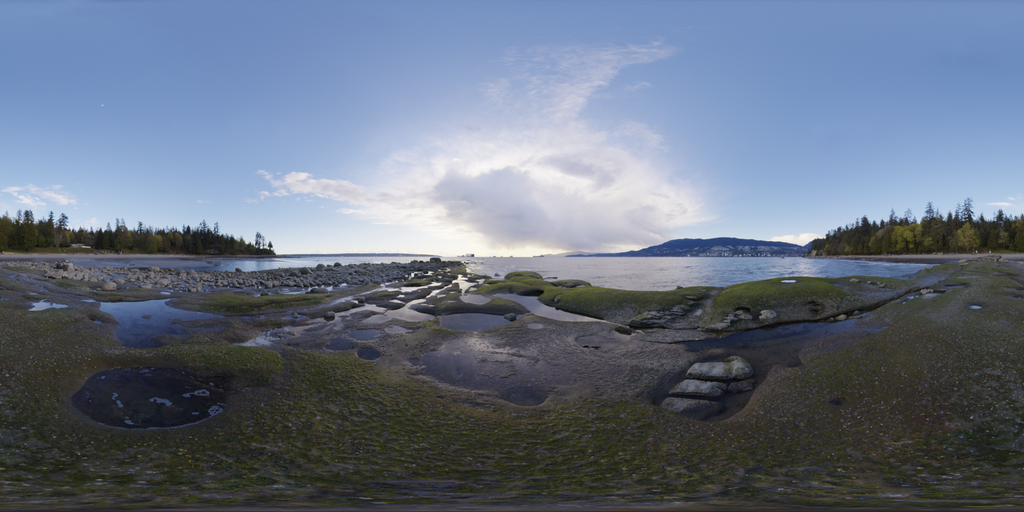 Rocky Shore on Ocean Coast | FREE Nature HDRis | BlenderKit