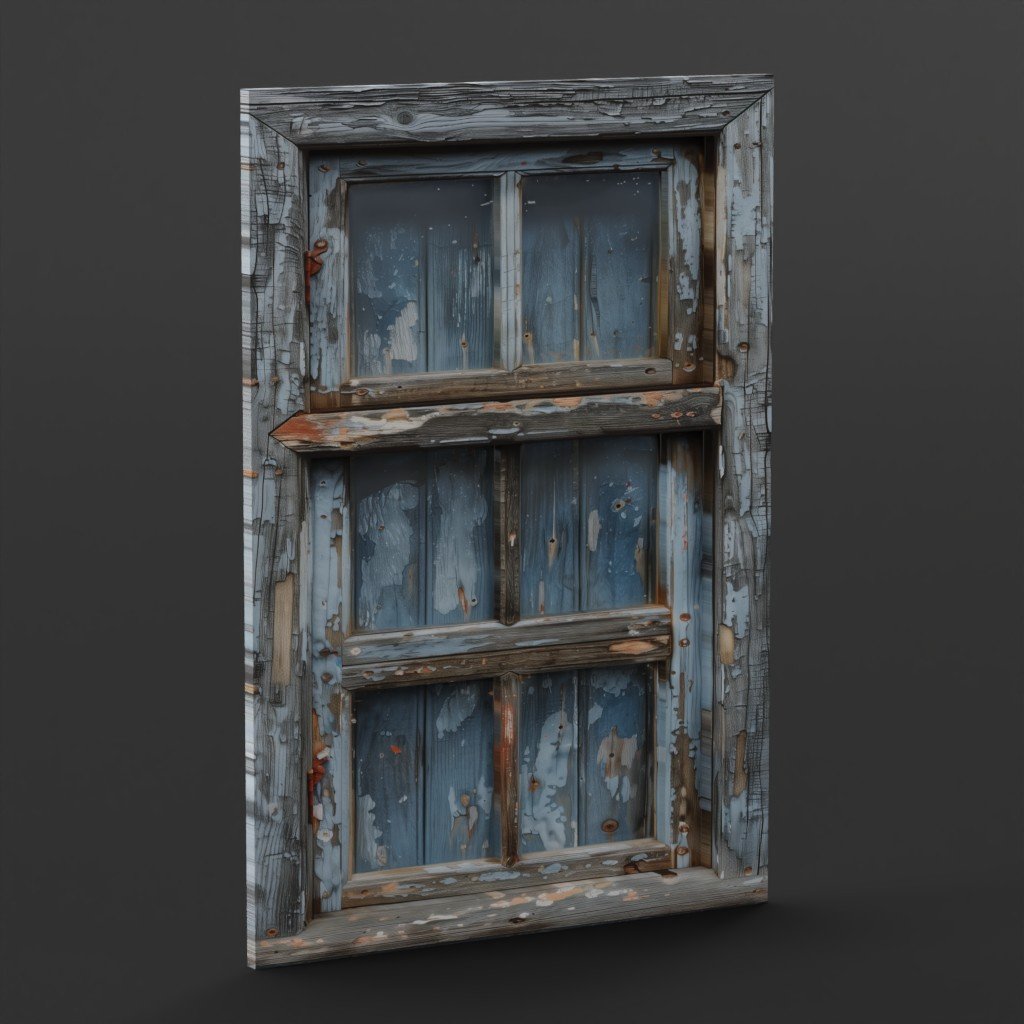 Old window - T - 79 | Windows models | BlenderKit
