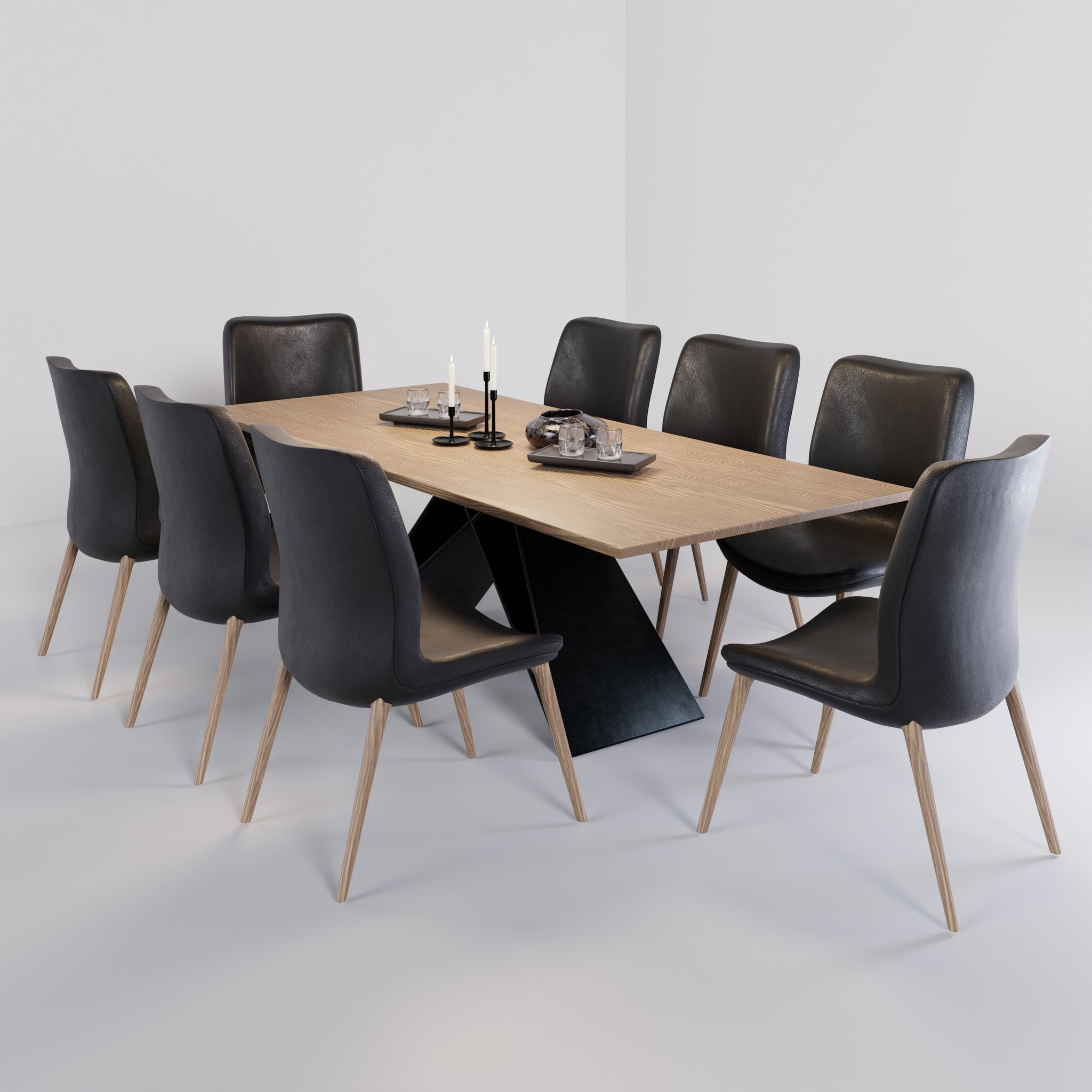 Table Set | Chair-table Sets models | BlenderKit