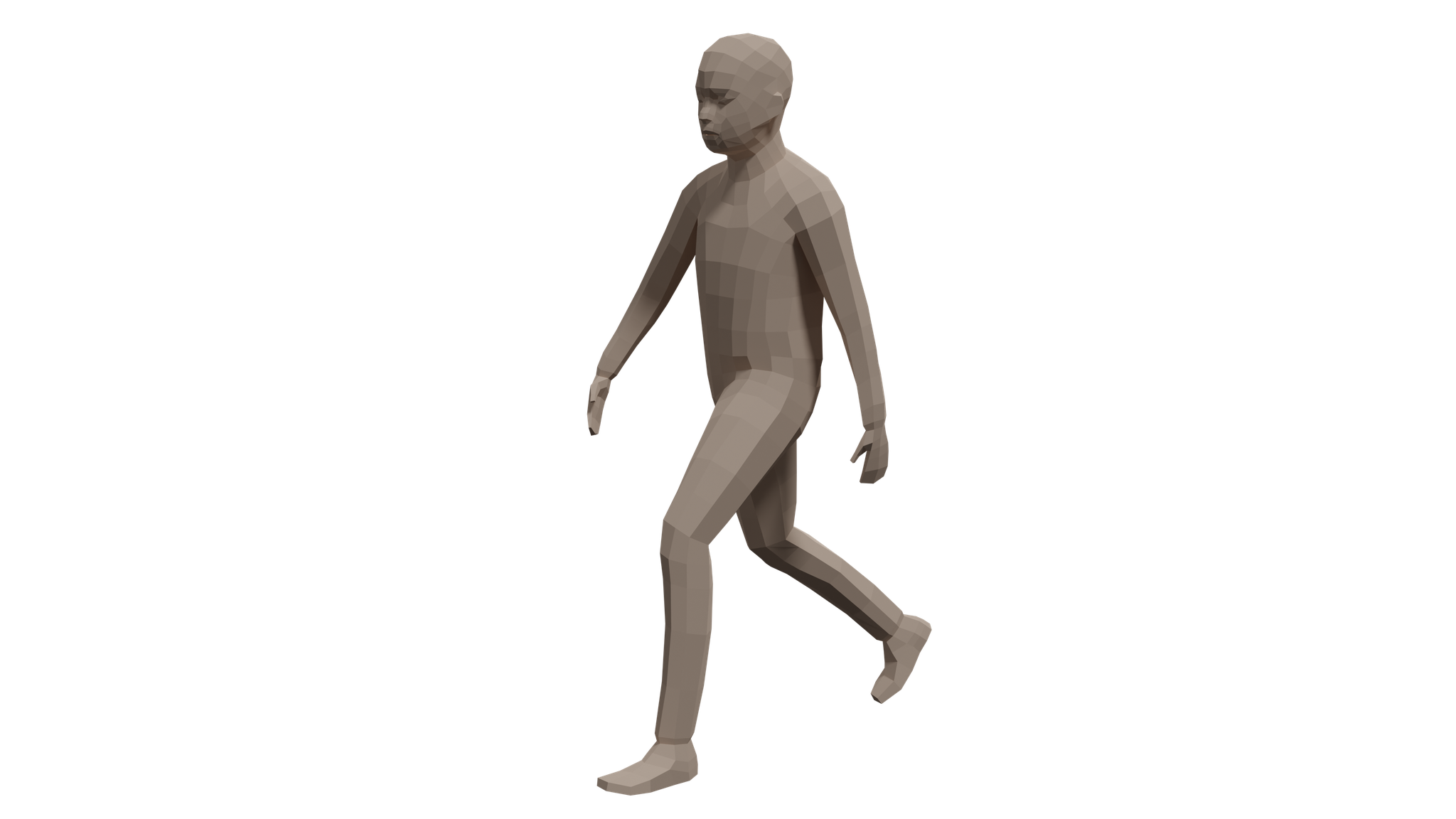 Low Poly Kid Walking Animation | Children models | BlenderKit