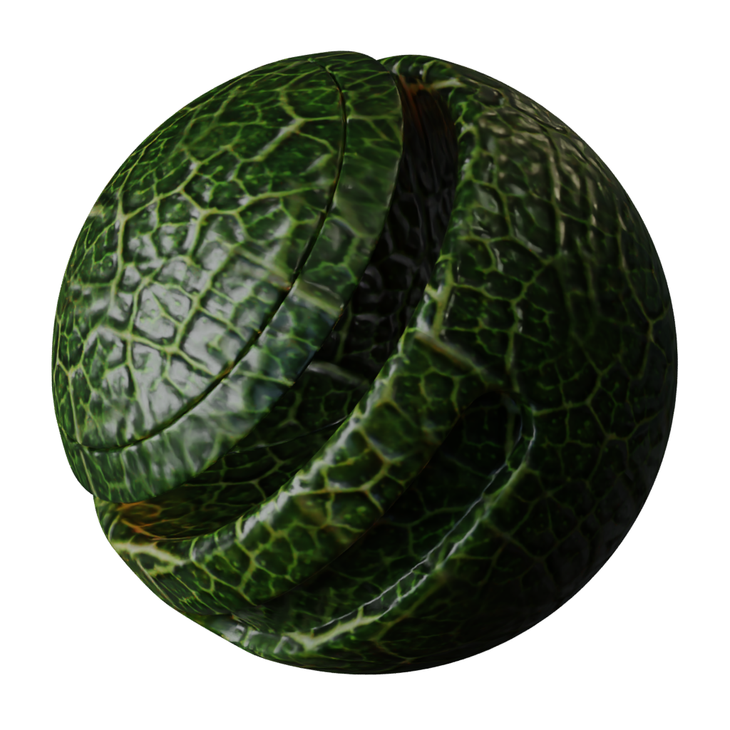 Green Leaf Dark | FREE organic materials | BlenderKit
