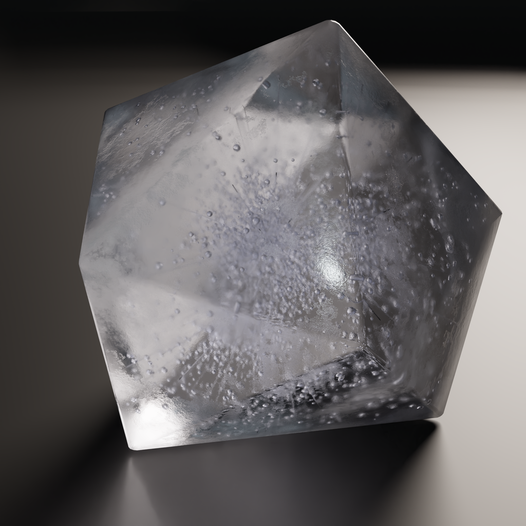 Ice (geometry node) | Food / Drinks models | BlenderKit