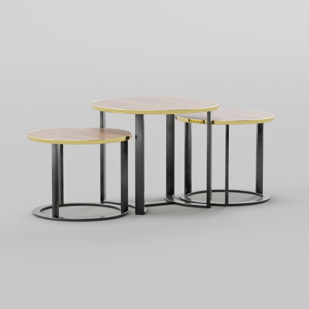 3 in 1 Tea Table | FREE Tables models | BlenderKit
