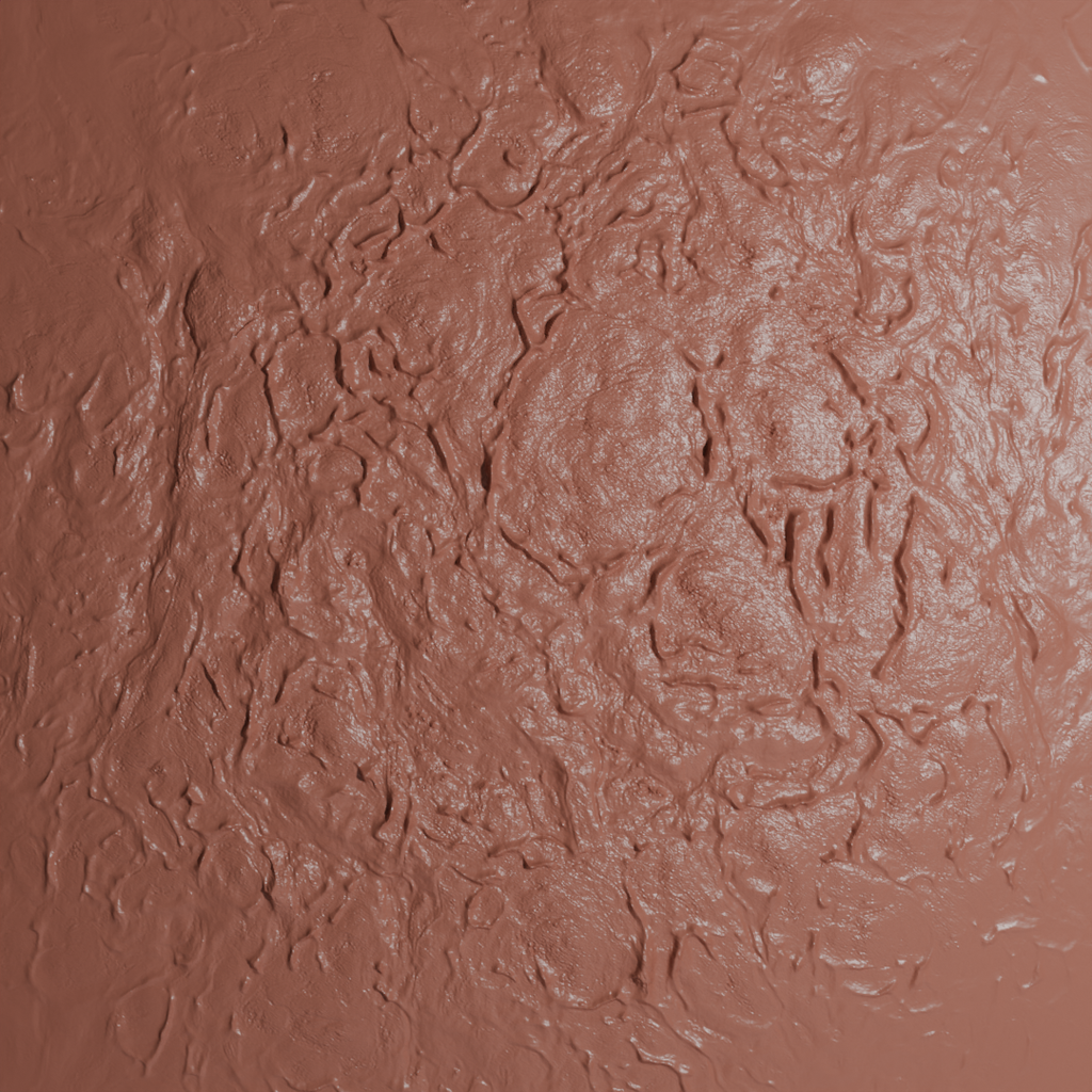 Organic Bulging Skin Brush | FREE skin brushes | BlenderKit