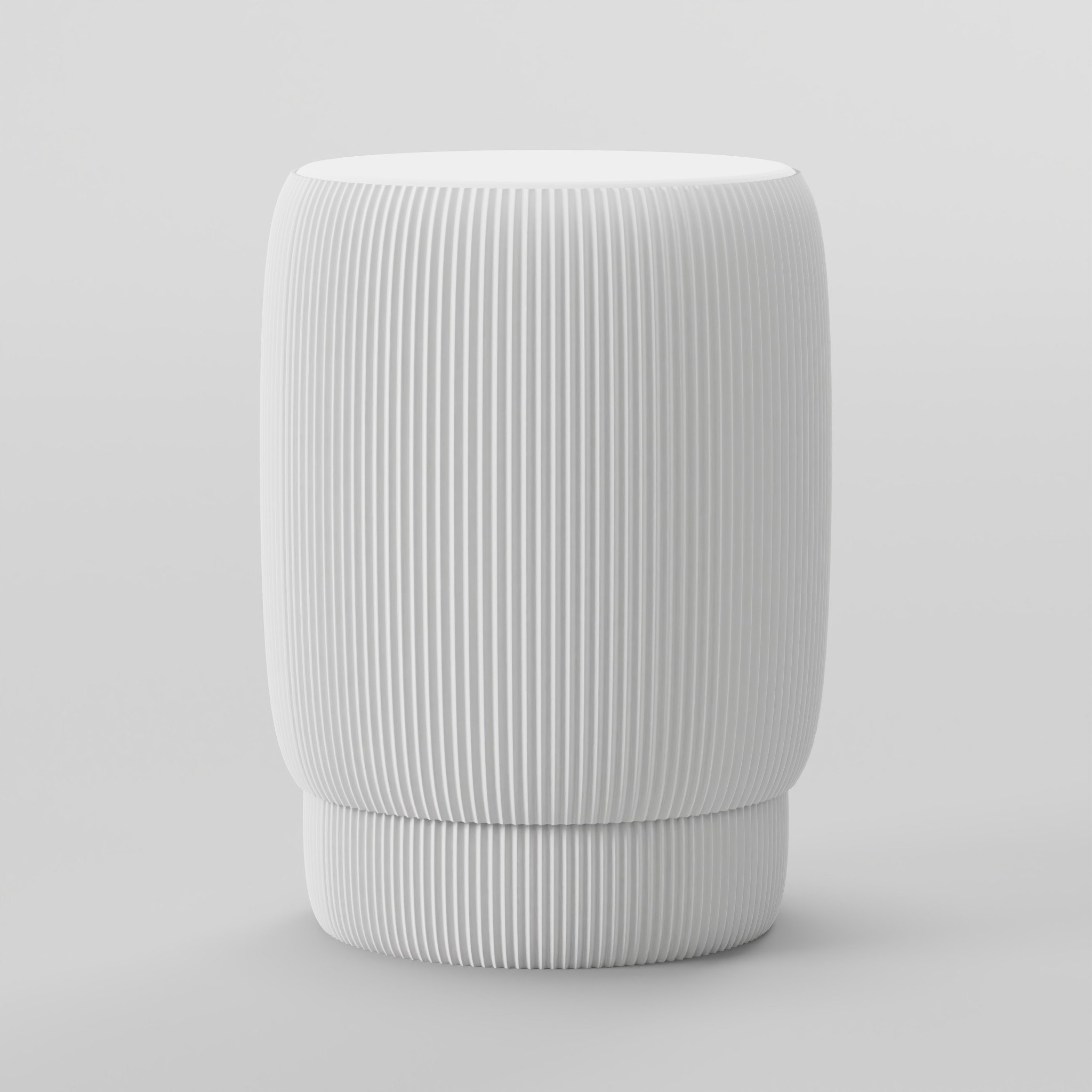 Fluted Side Table | 3D Table models | BlenderKit