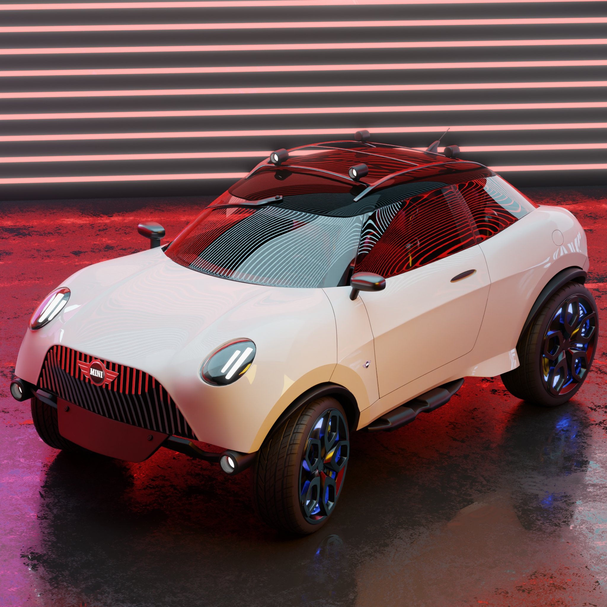 Mini cooper Concept | Concept Cars models | BlenderKit