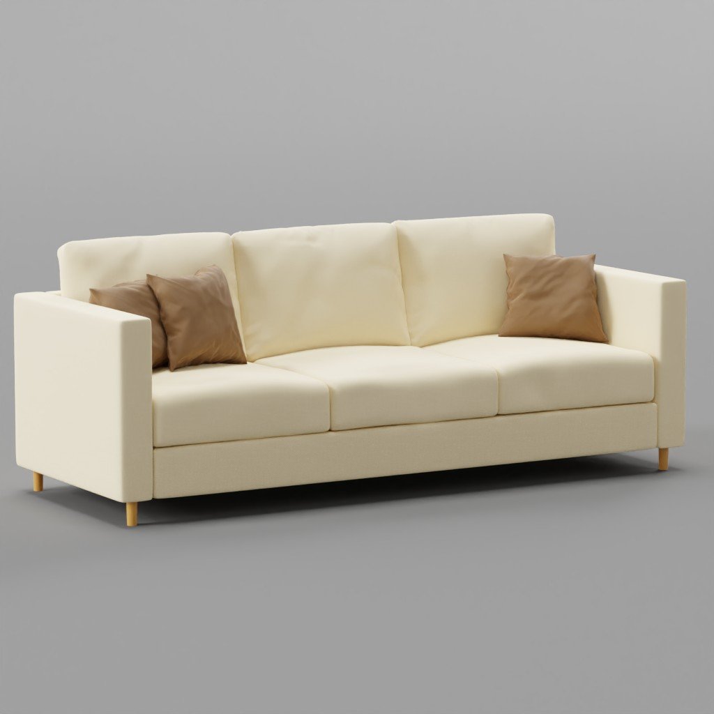 Customizable Couch | Sofas models | BlenderKit
