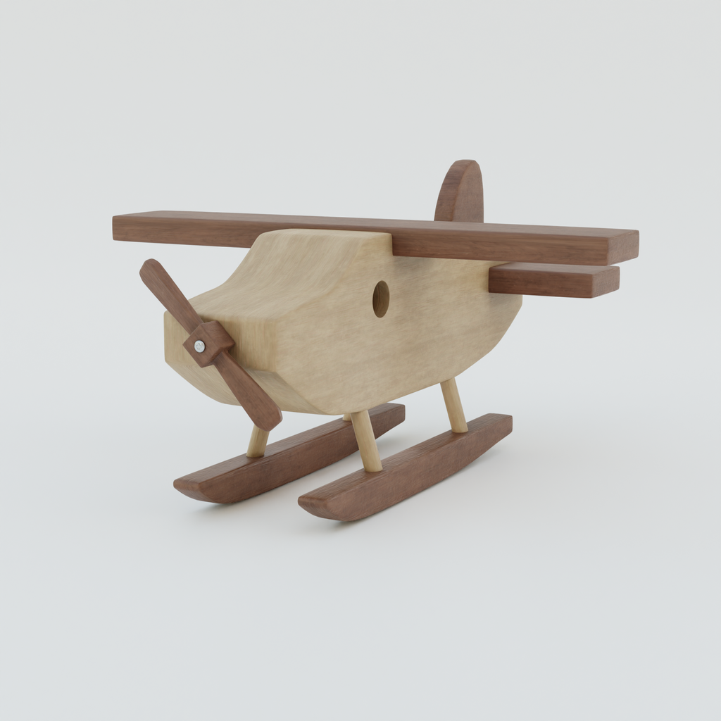 Toy Seaplane | Toys models | BlenderKit