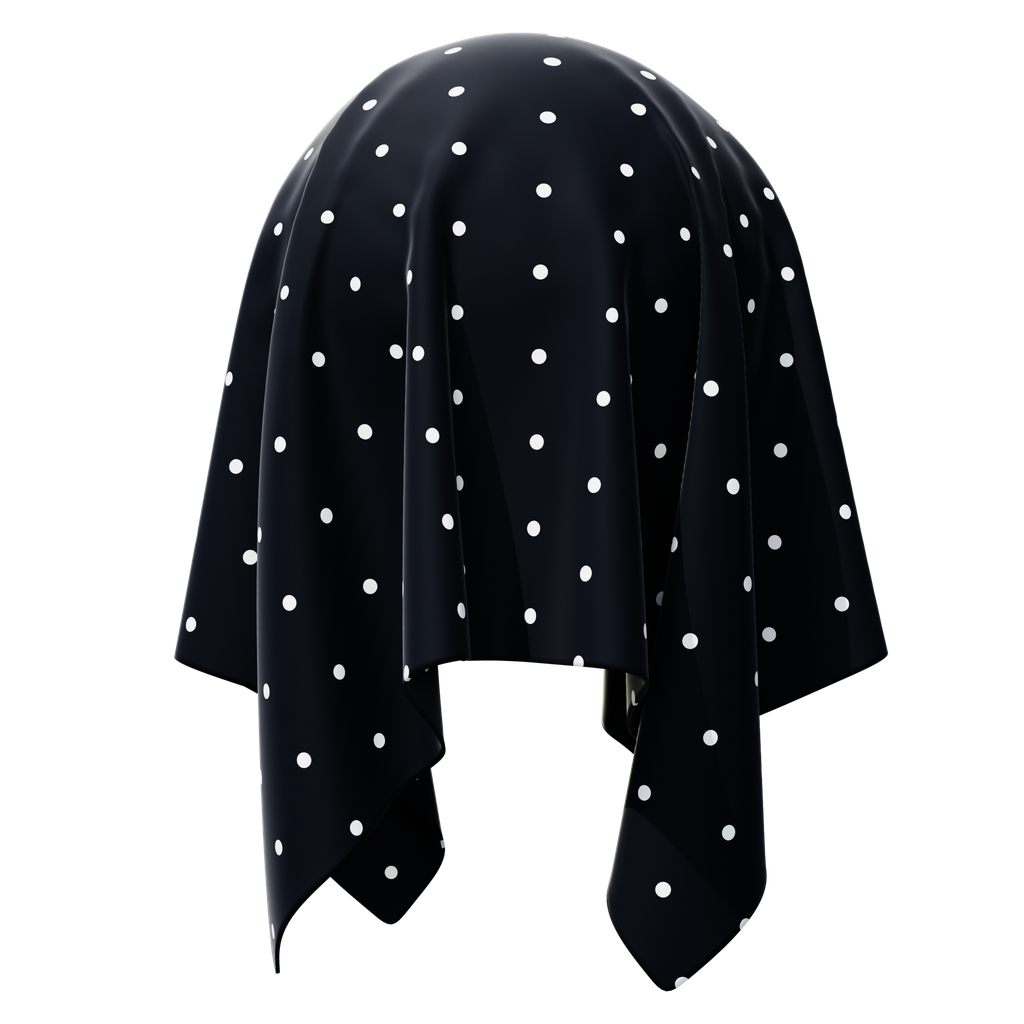 Procedural polka dot fabric | FREE fabric materials | BlenderKit