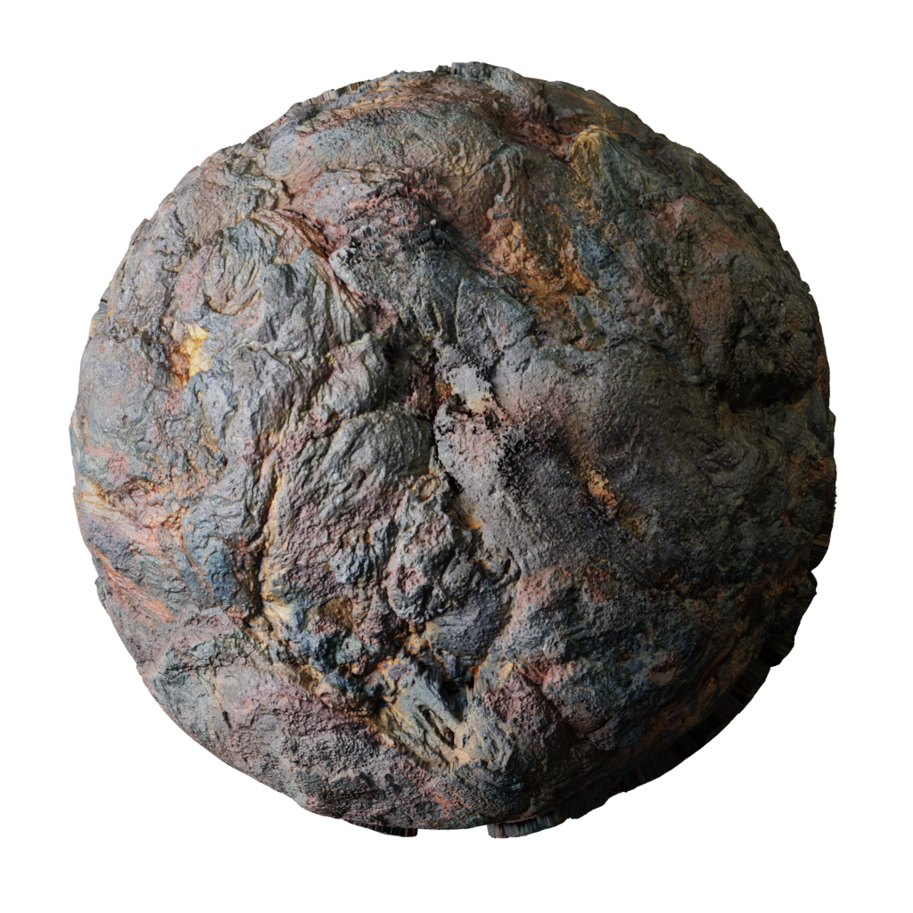 Vulcanic Rock Lava Surface | FREE rock materials | BlenderKit