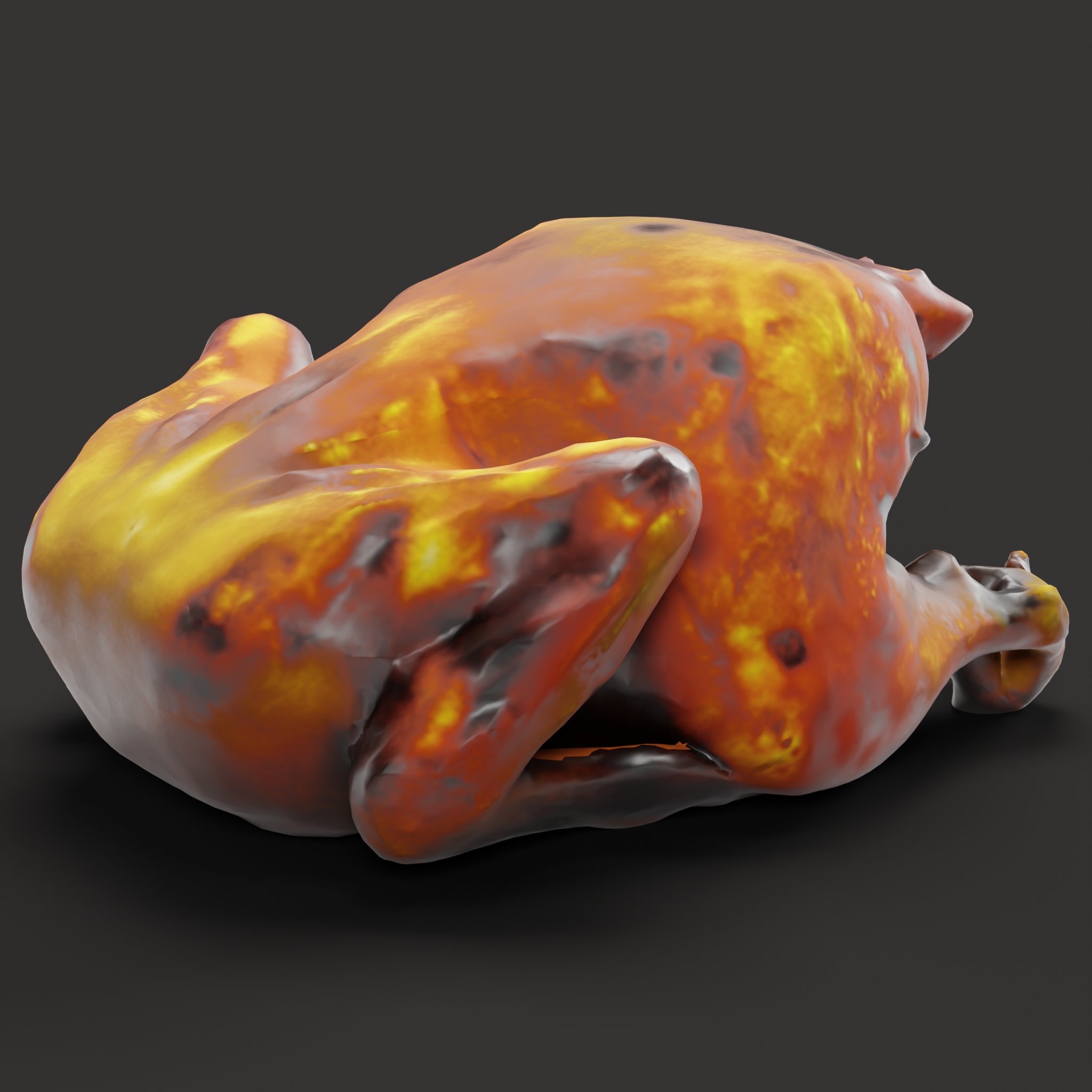 Fried Chicken | FREE Food models | BlenderKit