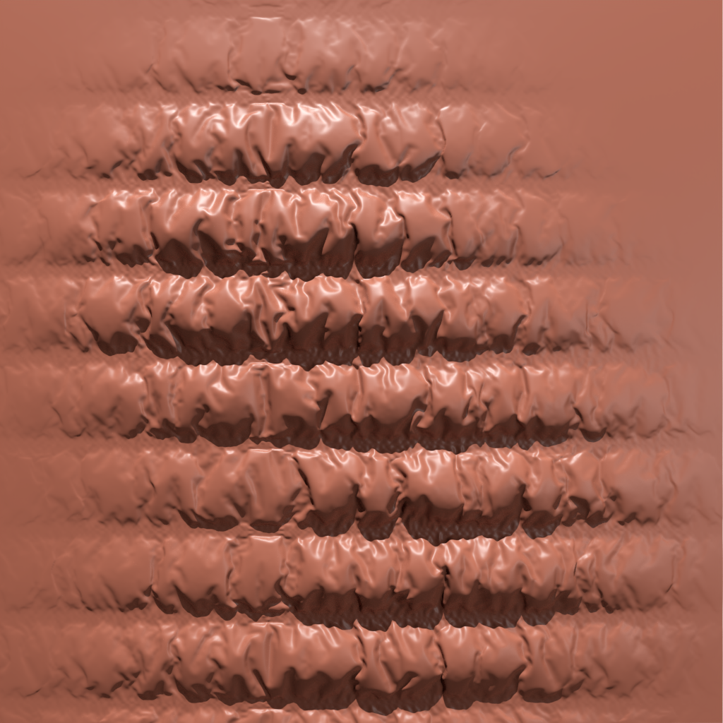 Puffy Cloth Lines | fabric brushes | BlenderKit