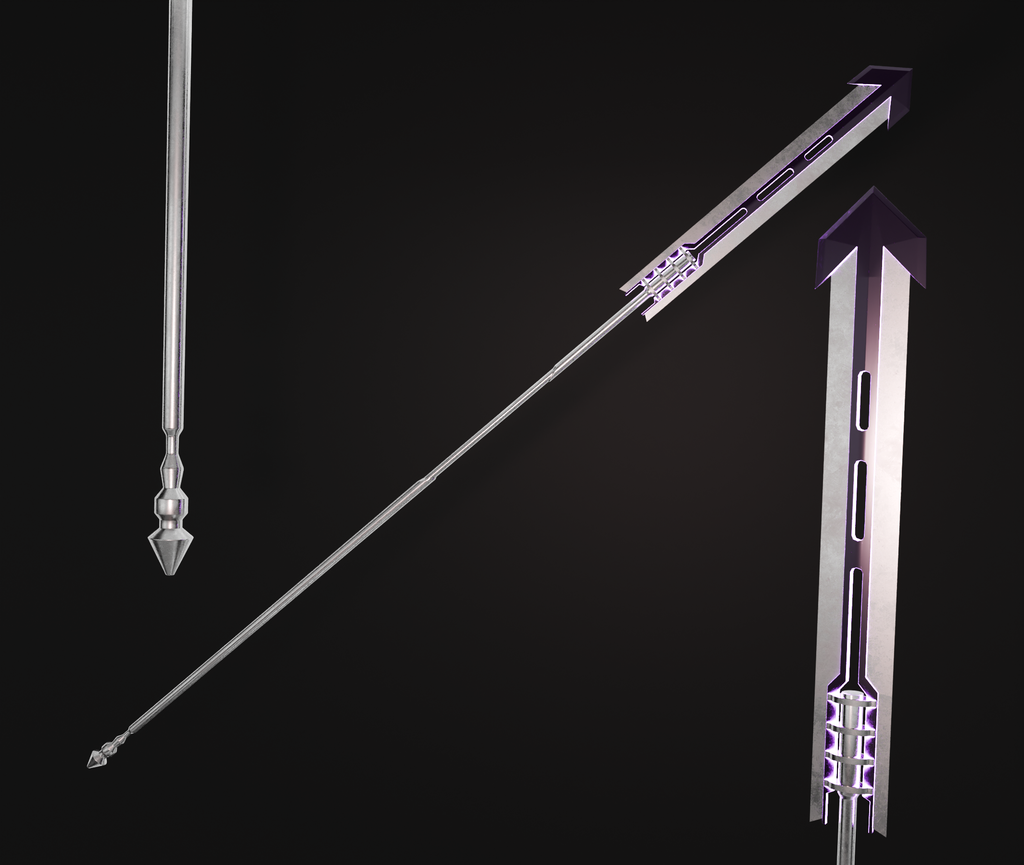 Scifi spear | Sci-Fi Weapons models | BlenderKit