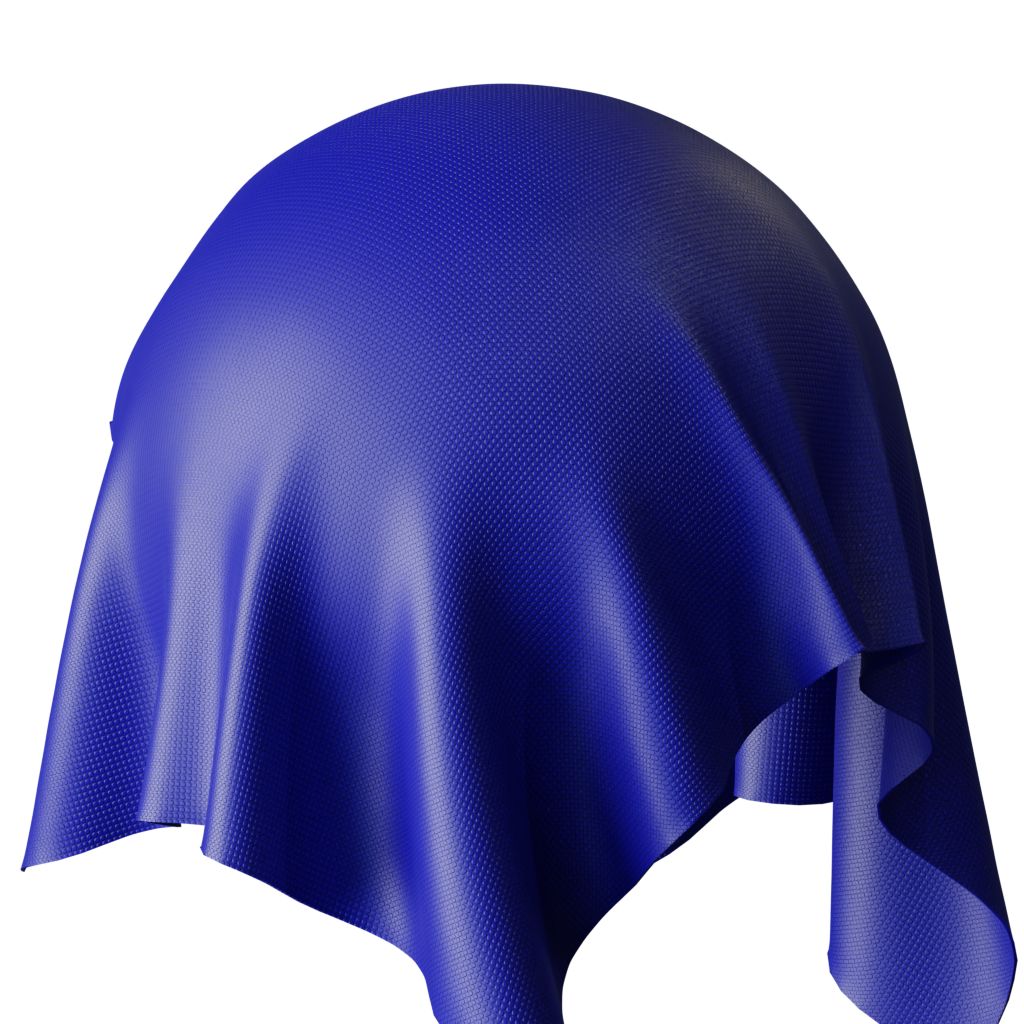 Blue Pebbled Leather | FREE leather materials | BlenderKit
