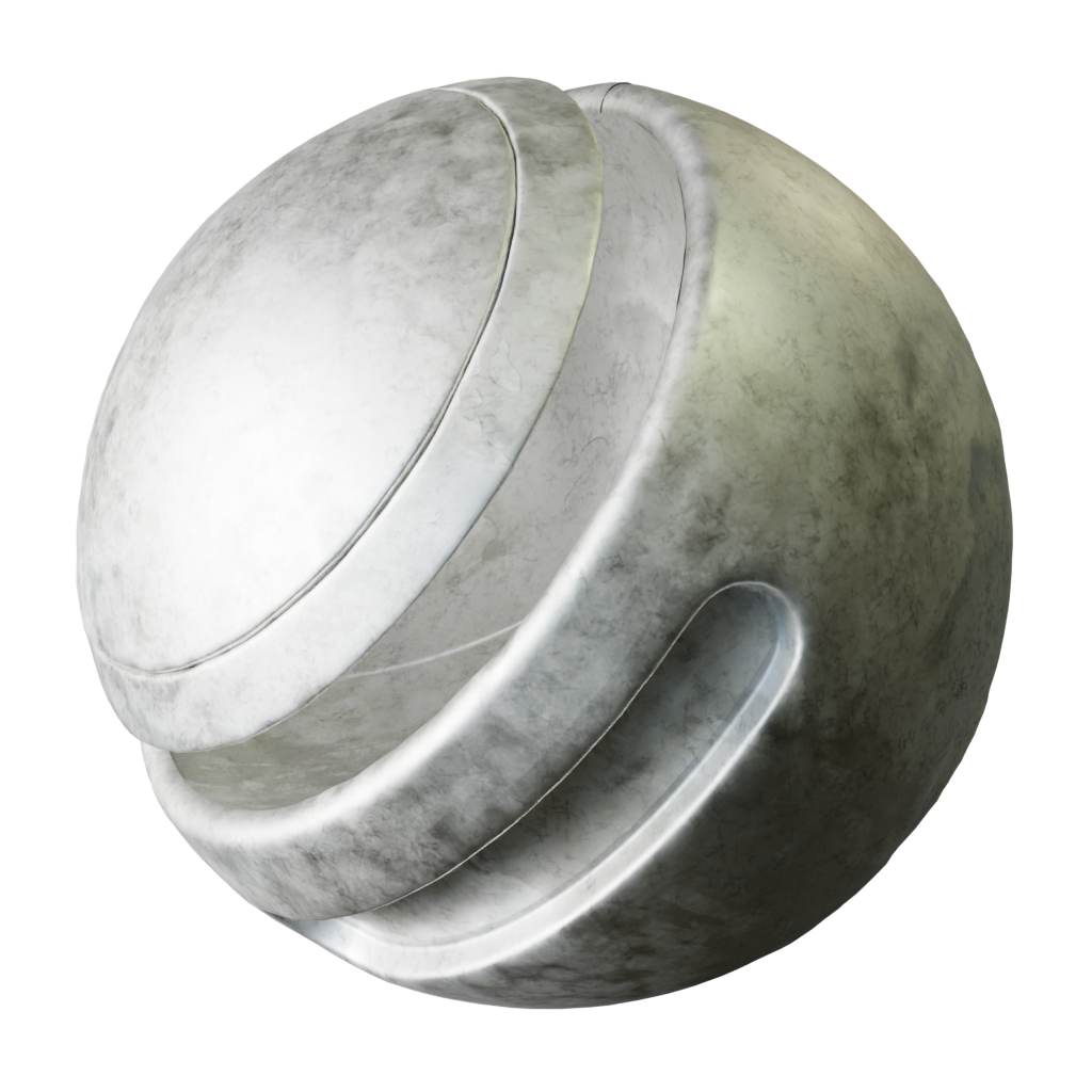 Matte White Metal | FREE metal materials | BlenderKit
