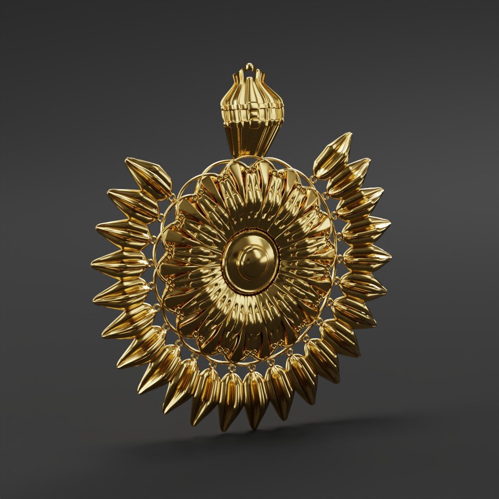 Locket | FREE Interior Sculptures models | BlenderKit