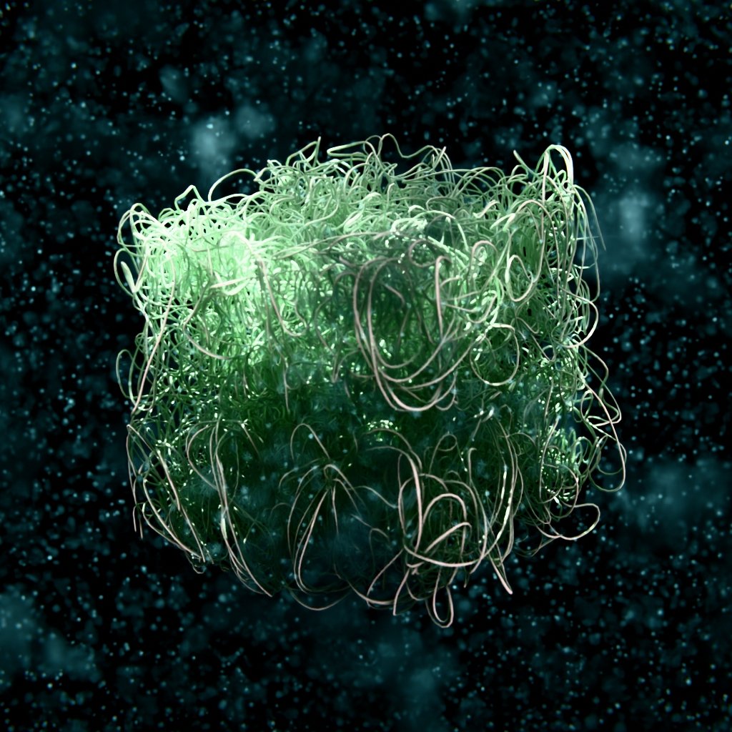 Organic String Fibers Modifier | FREE Geometry Nodes Generators Node ...