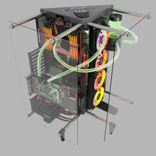 ROG laptop | FREE 3D Computer models | BlenderKit