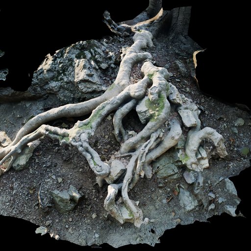 Curvy Tree Roots | Environment Elements models | BlenderKit